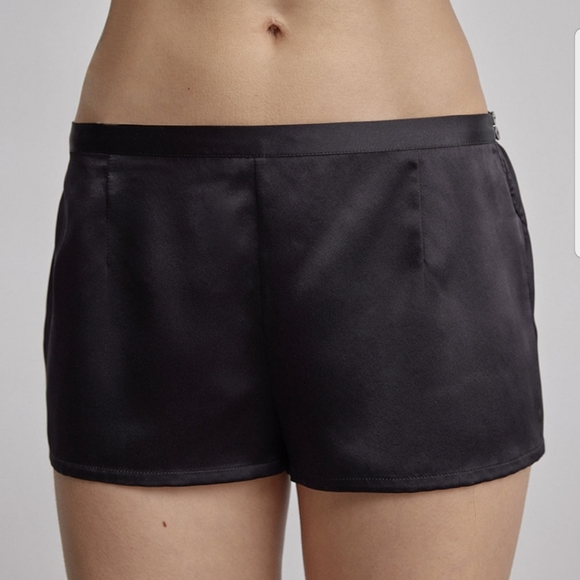 Silk Maison | Intimates & Sleepwear | Elastic Waist Silk Shorts ...